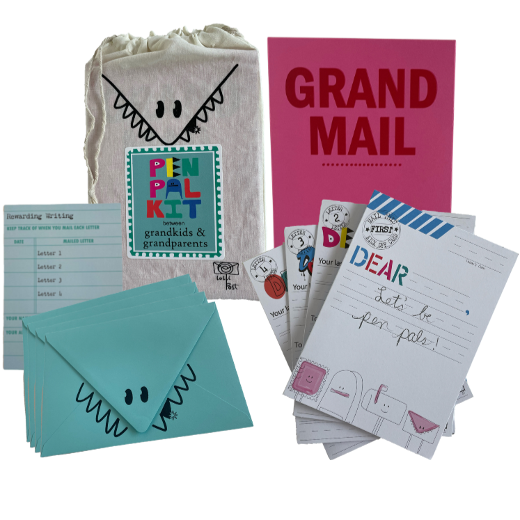 Pen Pal Kit for grandkids and grandparents – LolliPost